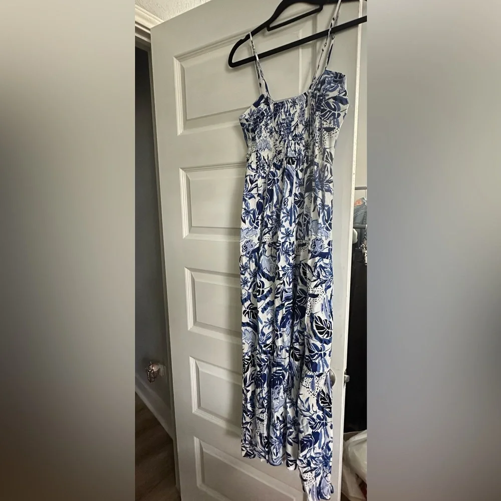 Dresses | Blue And White Beach Dress | Poshmark